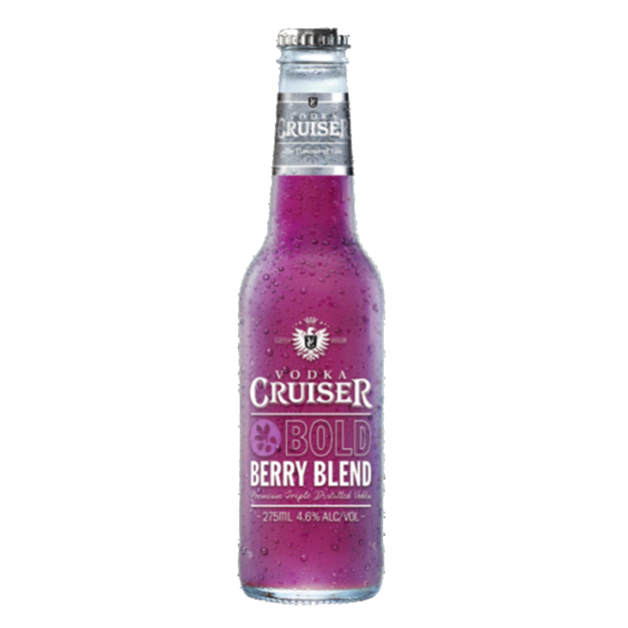 Nước Giải Khát Vodka Cruiser Có Cồn 4.6% Berry Blend 750ml