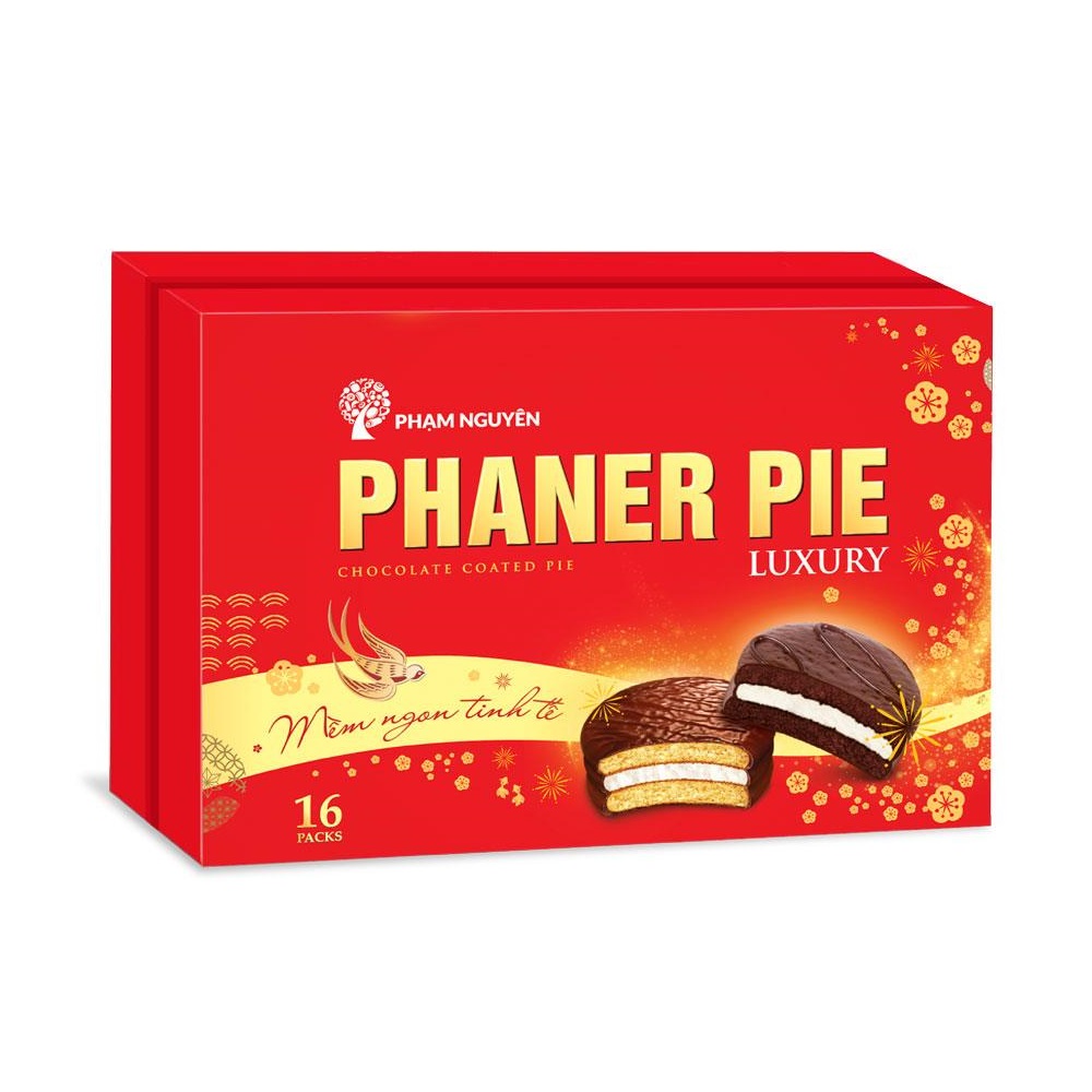 Bánh Luxury Phaner Pie Hỗn Hợp Pie-Bon Choco 448g