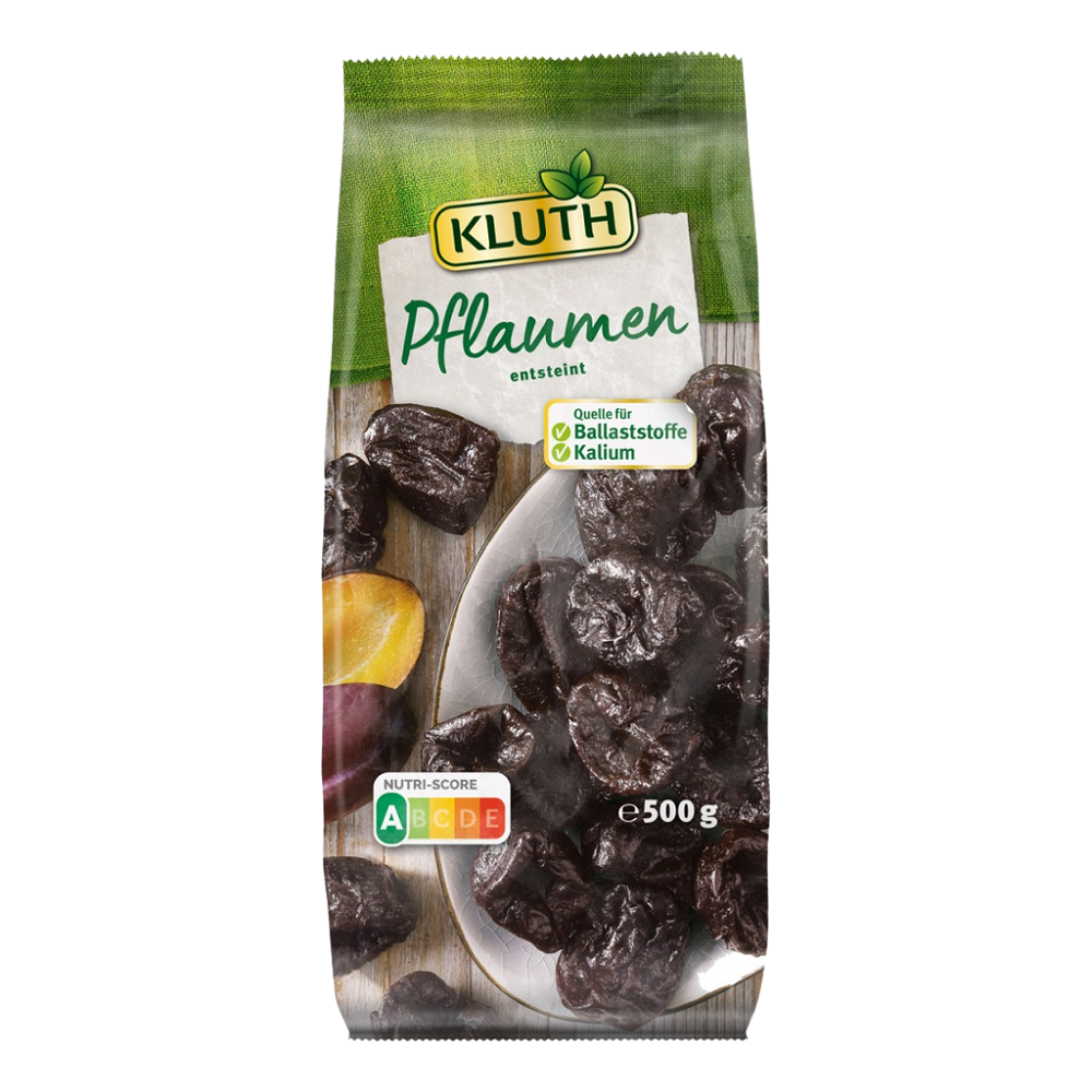 Mận Khô Pflaumen 500g Kluth
