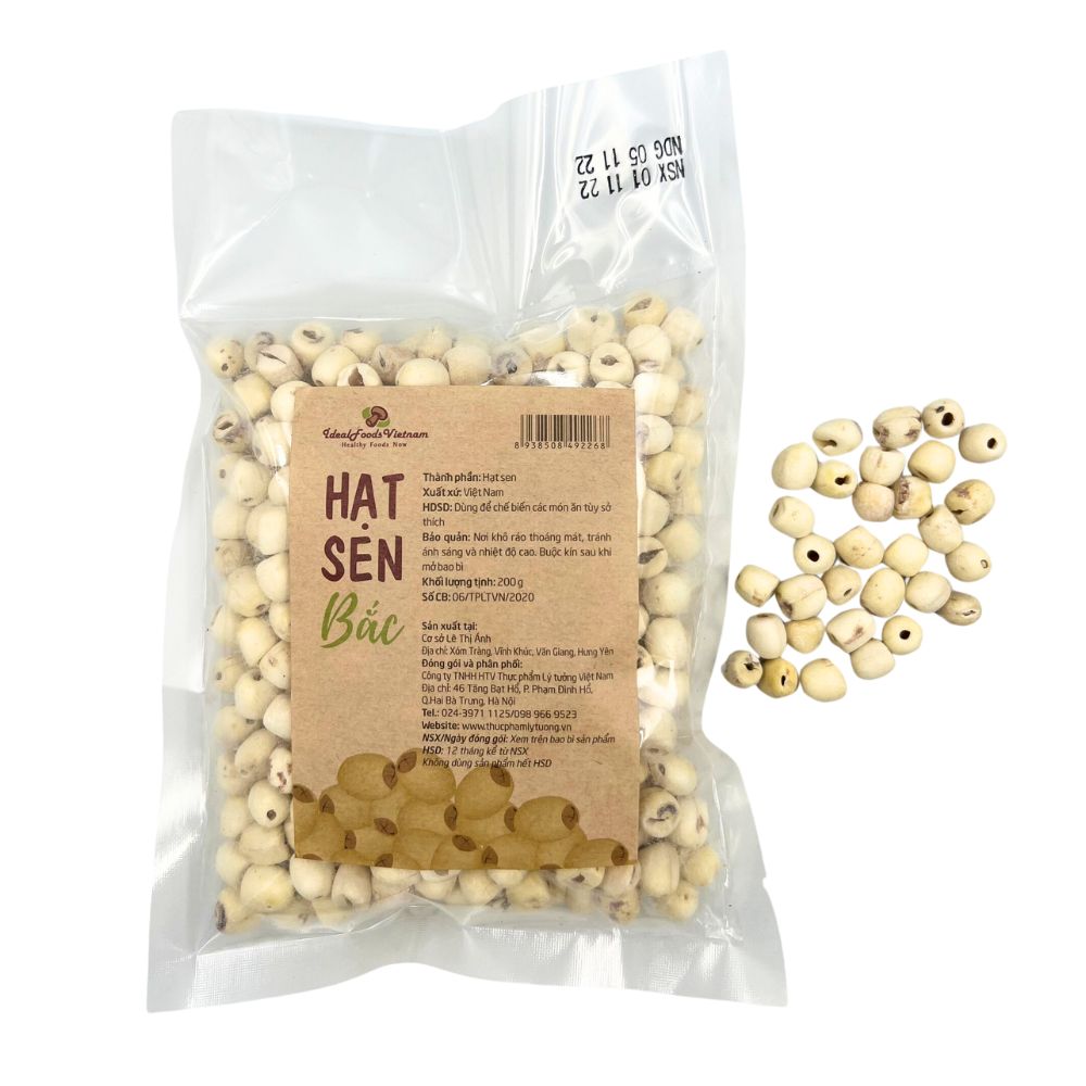 Hạt Sen Bắc Thực Phẩm Lý Tưởng 200g