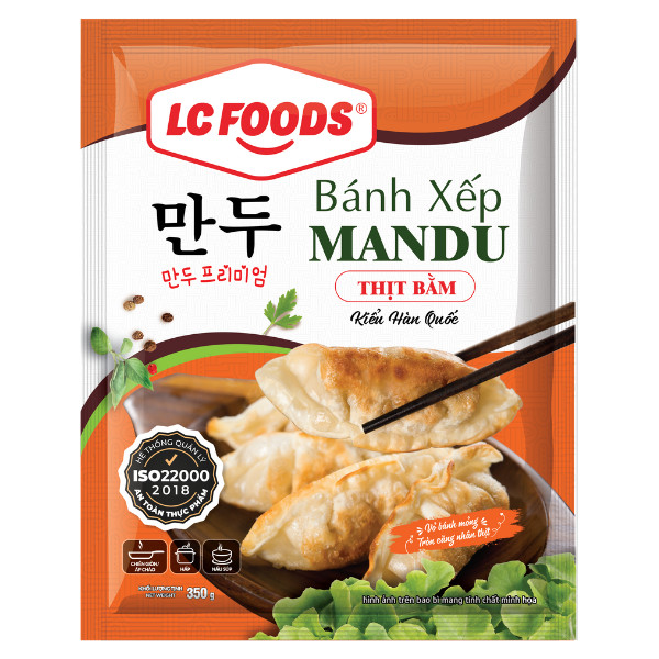 Bánh Mandu Thịt Bằm Hàn Quốc LC Foods 350g