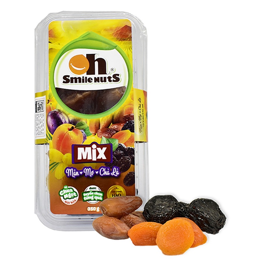 Trái Cây Sấy Mix Mận - Mơ - Chà Là Oh Oh Smile Nuts 350g