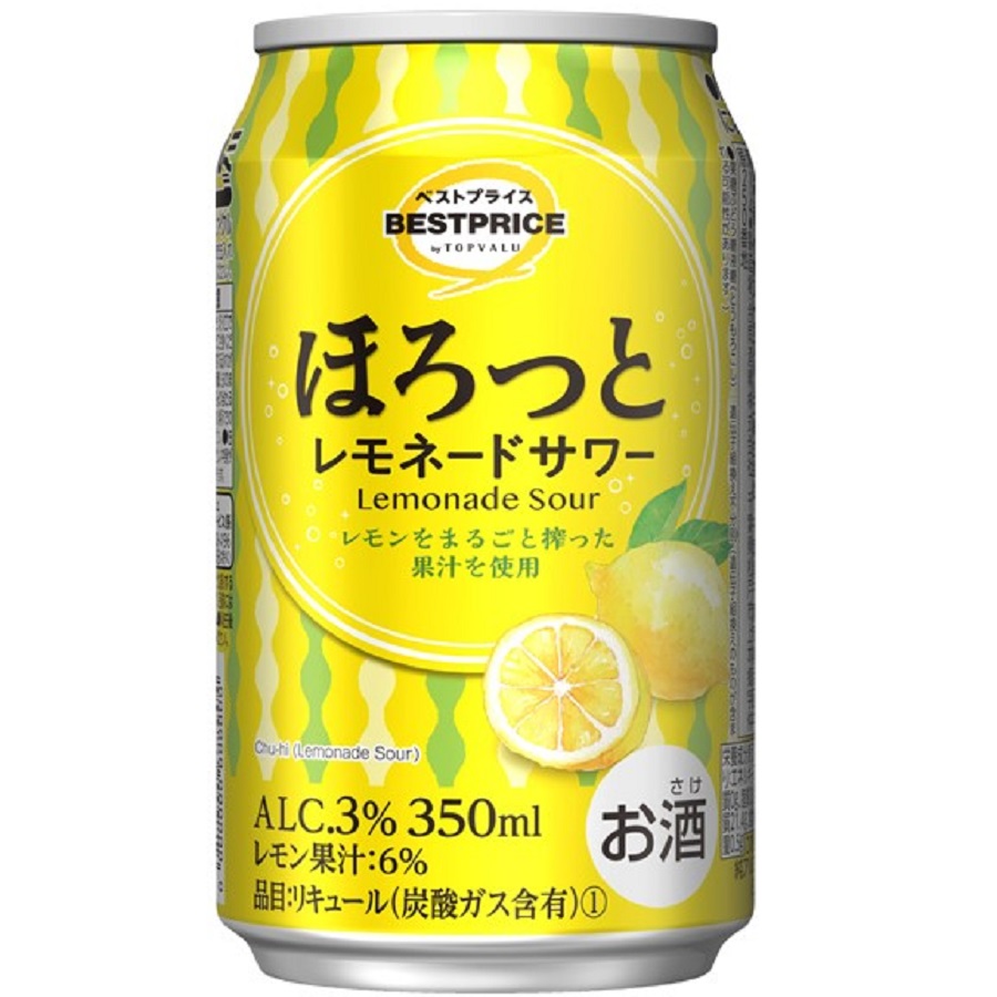 Rượu Chu-Hi TOPVALU Vị Chanh 350ml