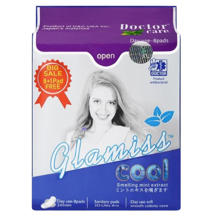 Băng Vệ Sinh Doctor Care Glamiss Cool Thảo Dược Ban Ngày Siêu Mỏng Cánh ...