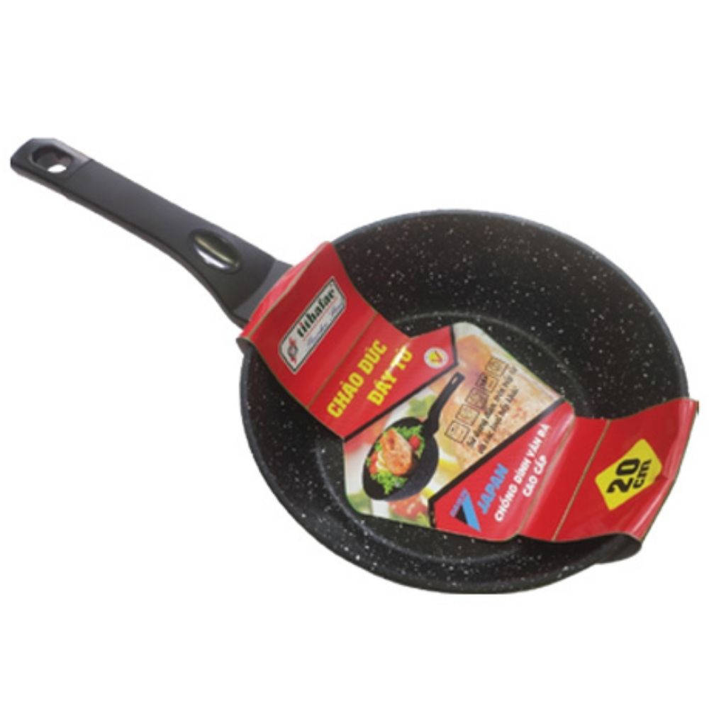 Chảo Hợp Kim Nhôm Vân Đá Đáy Từ Tithafac 20cm