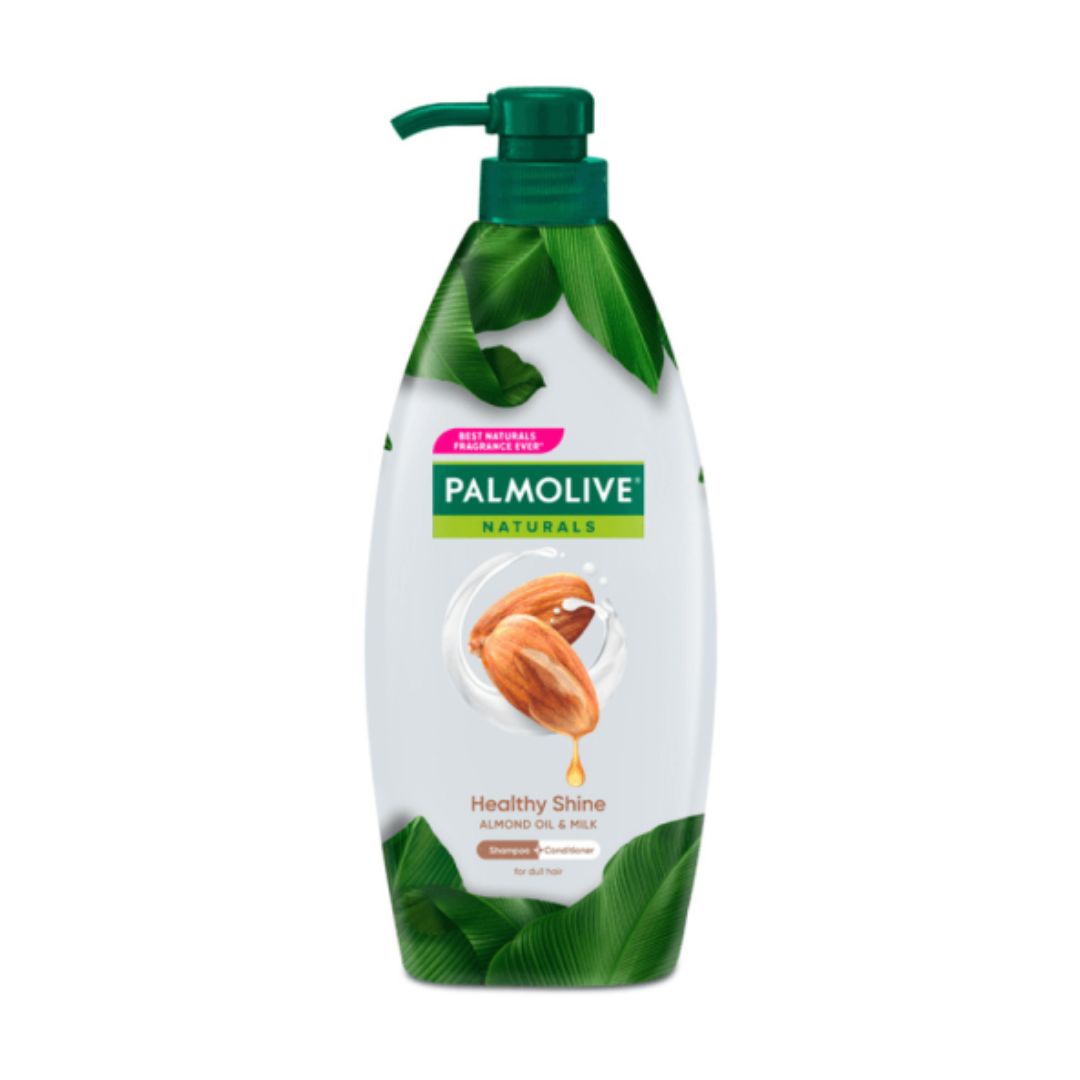 Dầu Gội Xả Palmolive Dầu Hạnh Nhân Và Sữa Giúp Tóc Óng Ả Khỏe Đẹp 600ml