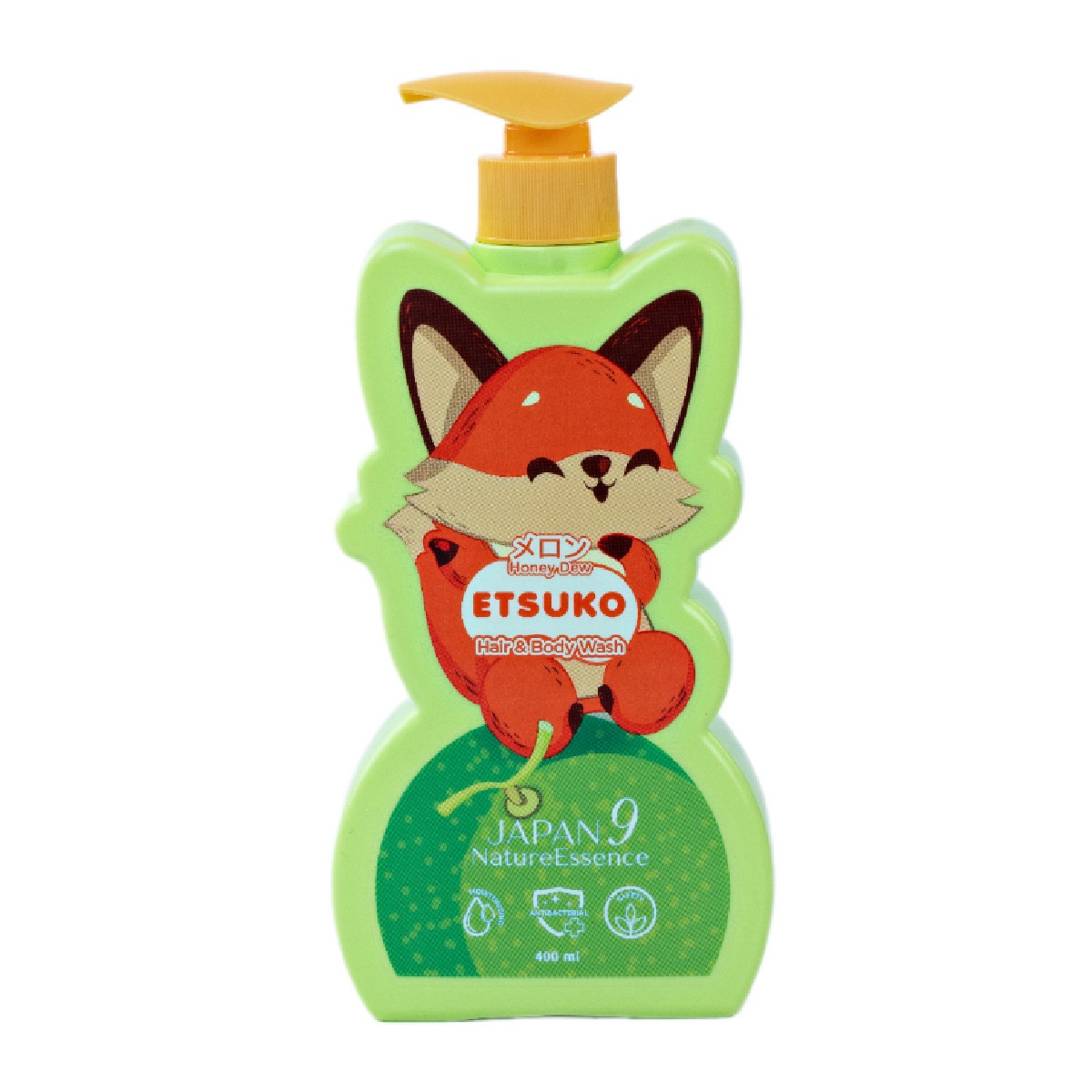 Sữa Tắm Gội Etsuko Dưỡng Ẩm Kháng Khuẩn Hương Dưa Lưới Nhật 400ml