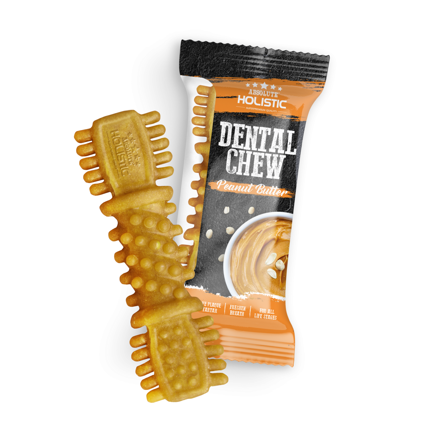 Gặm Sạch Thơm Miệng Cho Chó Absolute Holistic Dentaw Chew Vị Bơ Đậu ...