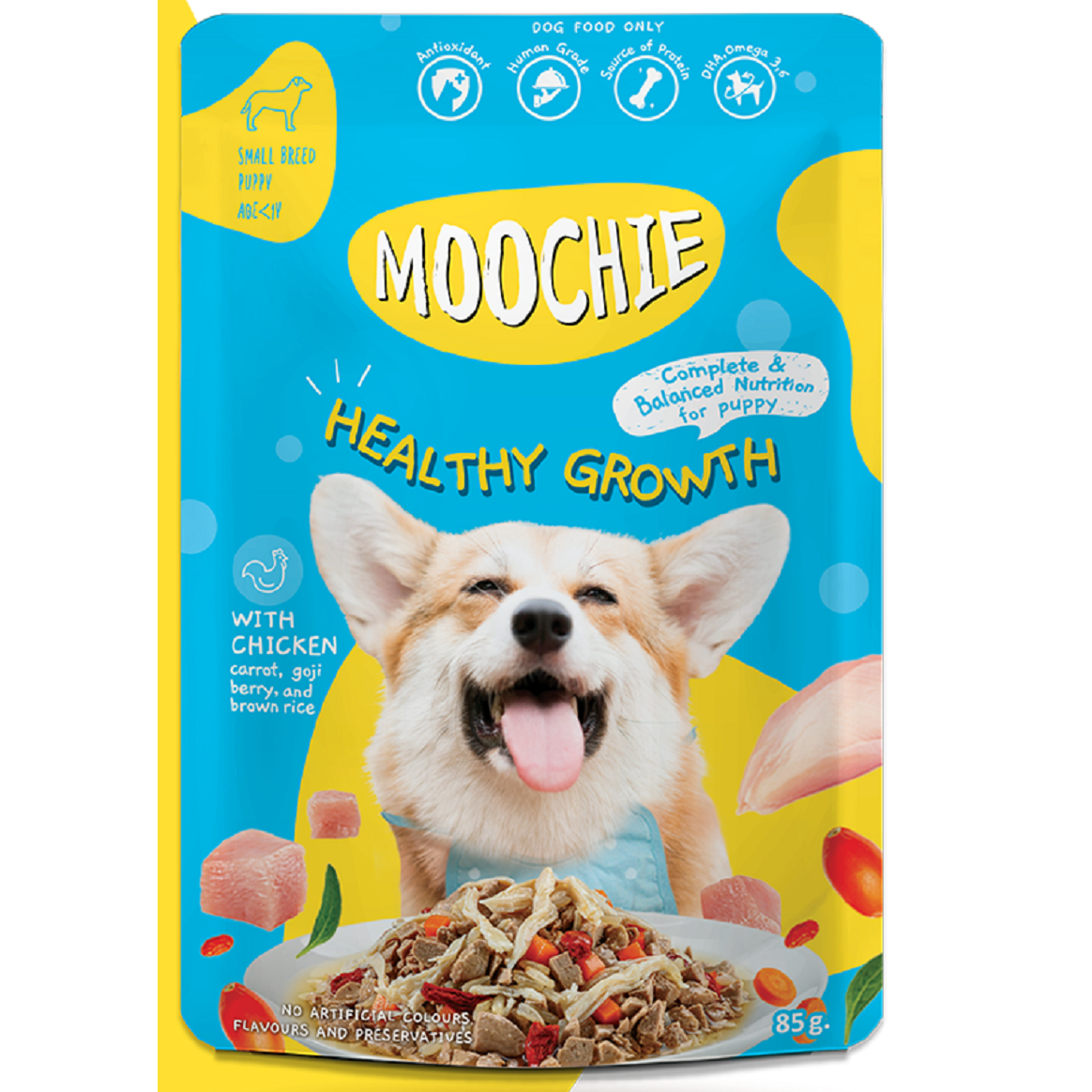 Thức Ăn Cho Chó Moochie Vị Gà 85g