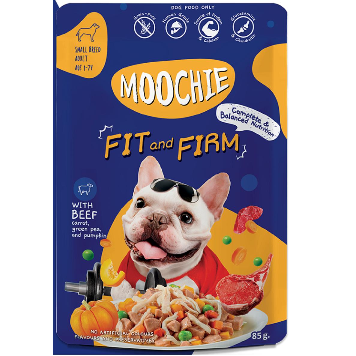 Thức Ăn Cho Chó Moochie Vị Bò 85g