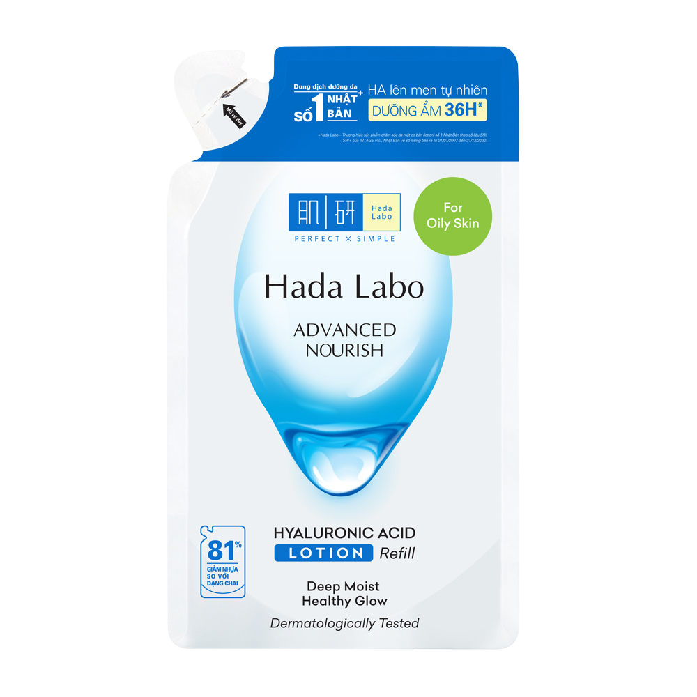Túi Refill Dung Dịch Dưỡng Ẩm Hada Labo Advanced Nourish Cho Da Dầu 170ml