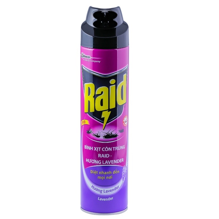Xịt Côn Trùng Raid Hương Lavender