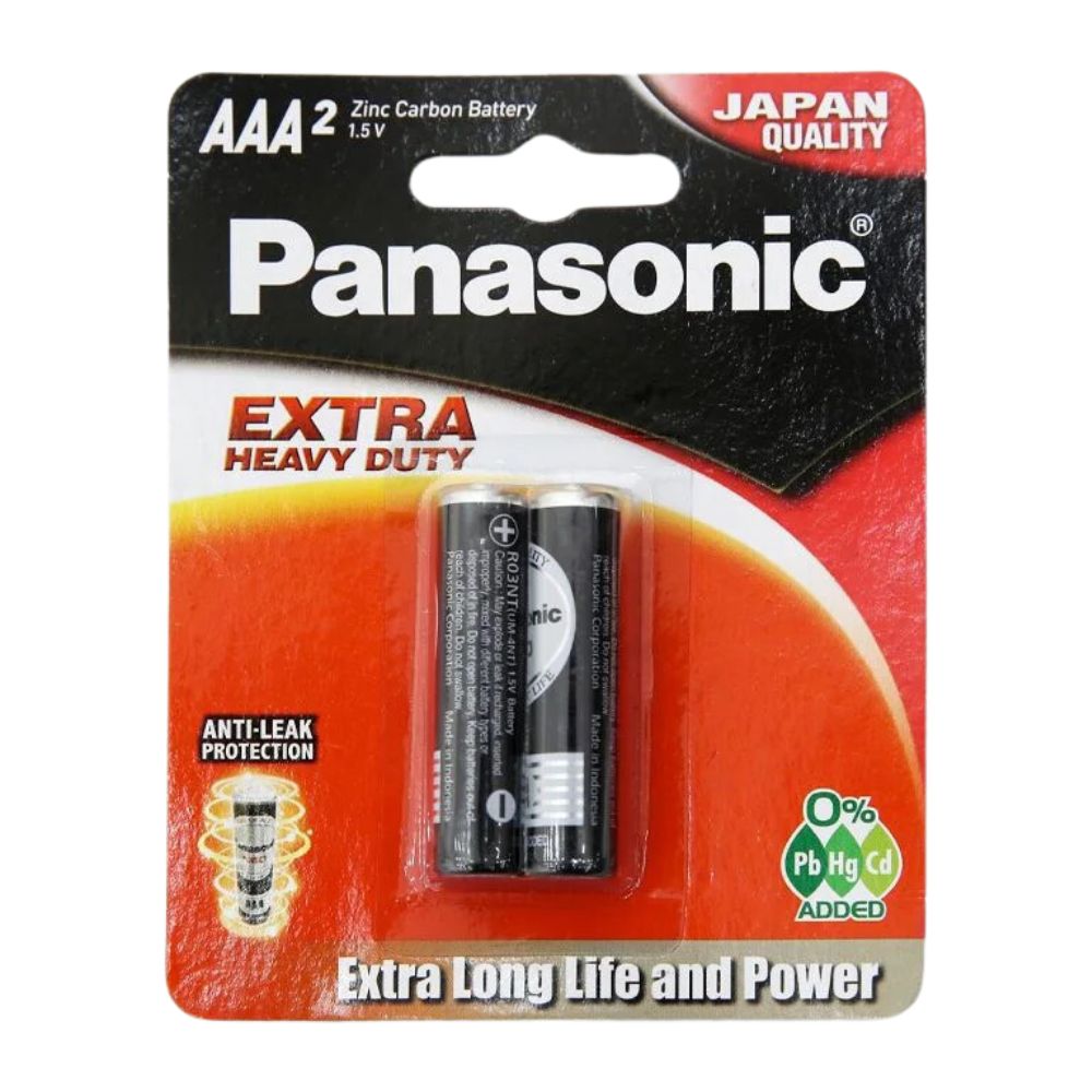 Vỉ 2 Viên Pin AAA Panasonic R03NT-2B-V