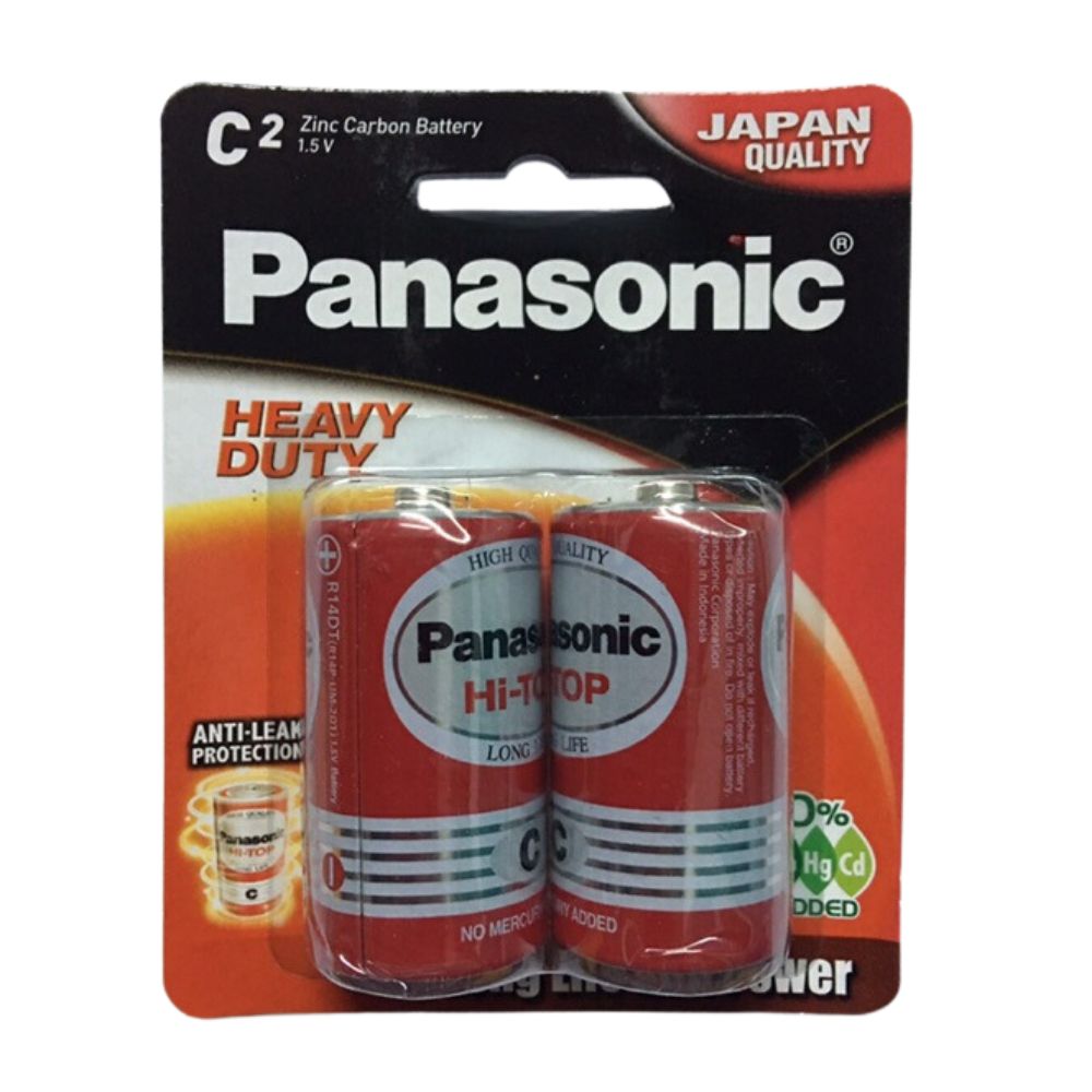 Vỉ 2 Viên Pin Trung Panasonic R14DT/2B-V