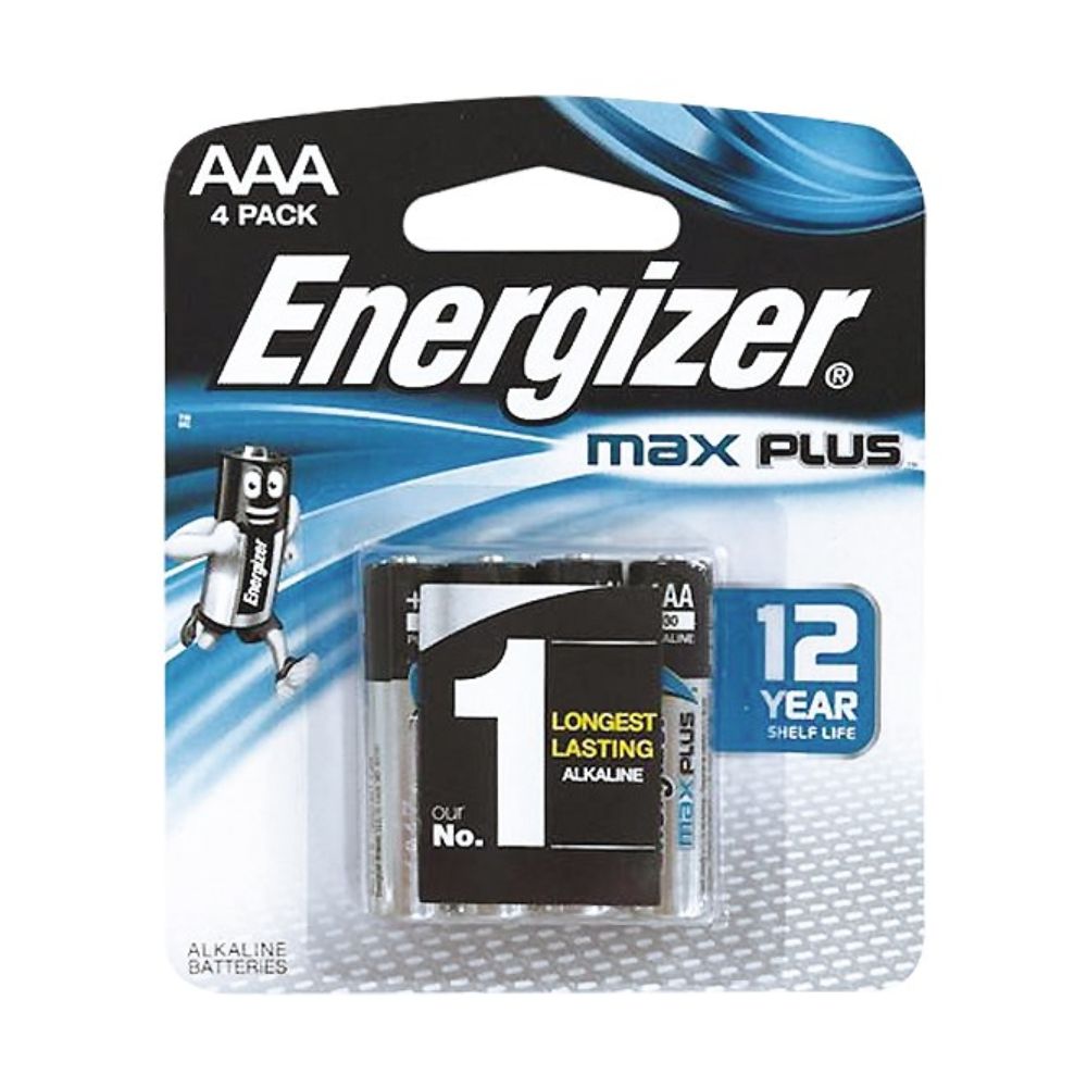 Vỉ 4 Pin Energizer Alkaline AAA Max Plus EP92 BP4