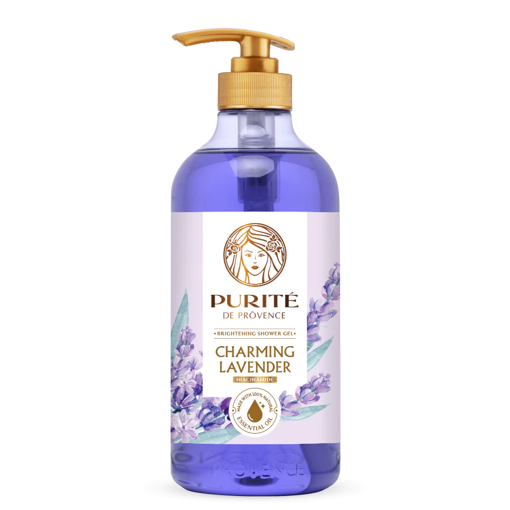 Sữa Tắm Purité By Prôvence Thư Giãn Hoa Oải Hương 850ml