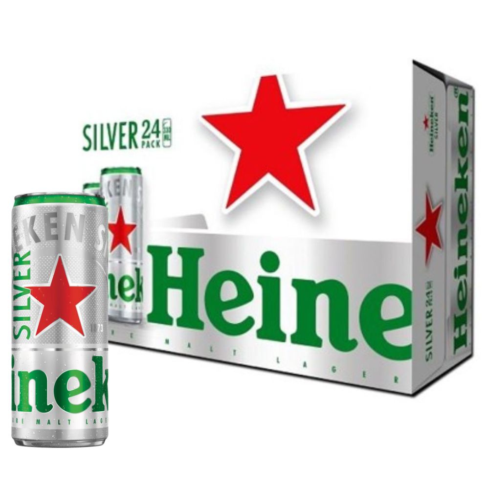 Thùng 24 Lon Bia Heineken Silver 330ml Giá Tốt Tháng 9/2025