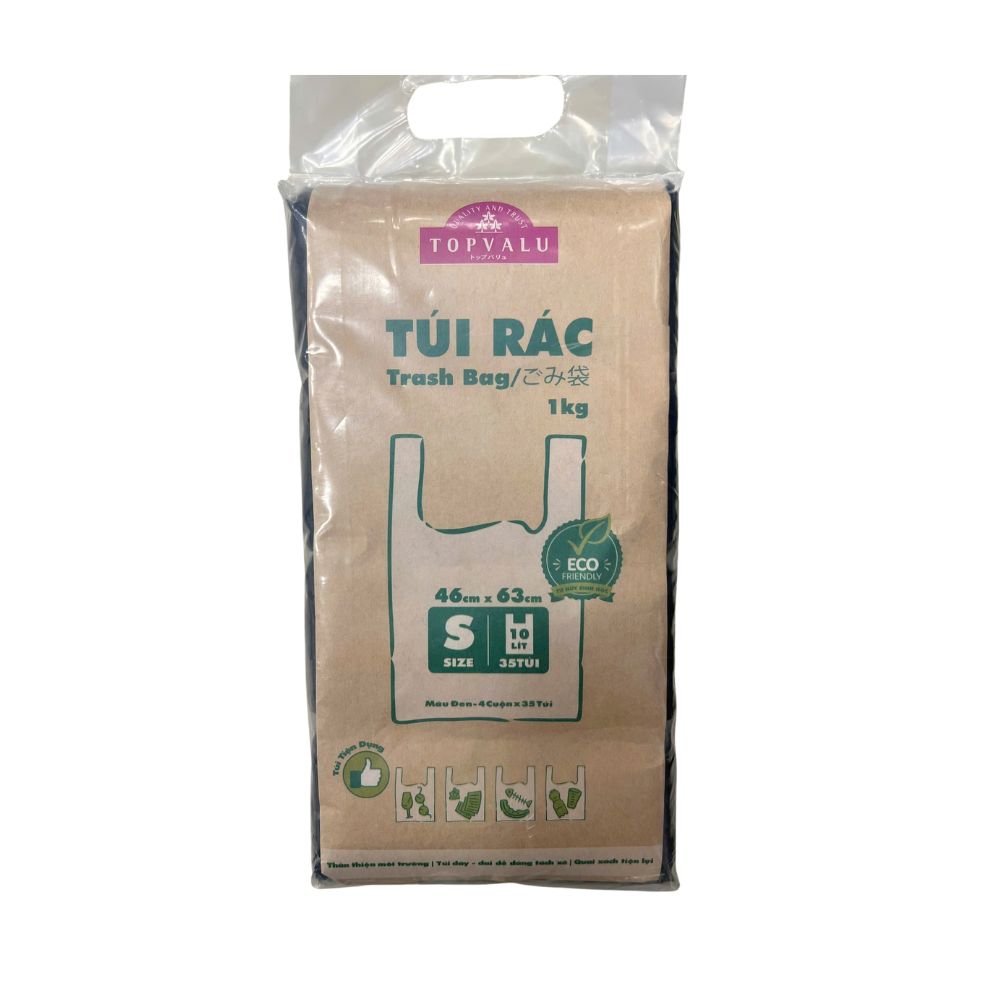 Túi Rác Topvalu Màu Đen 1kg Size S