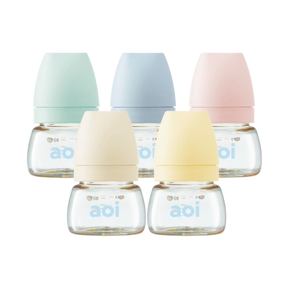 Bình Sữa Aoi Moon Đơn Sắc 80ml