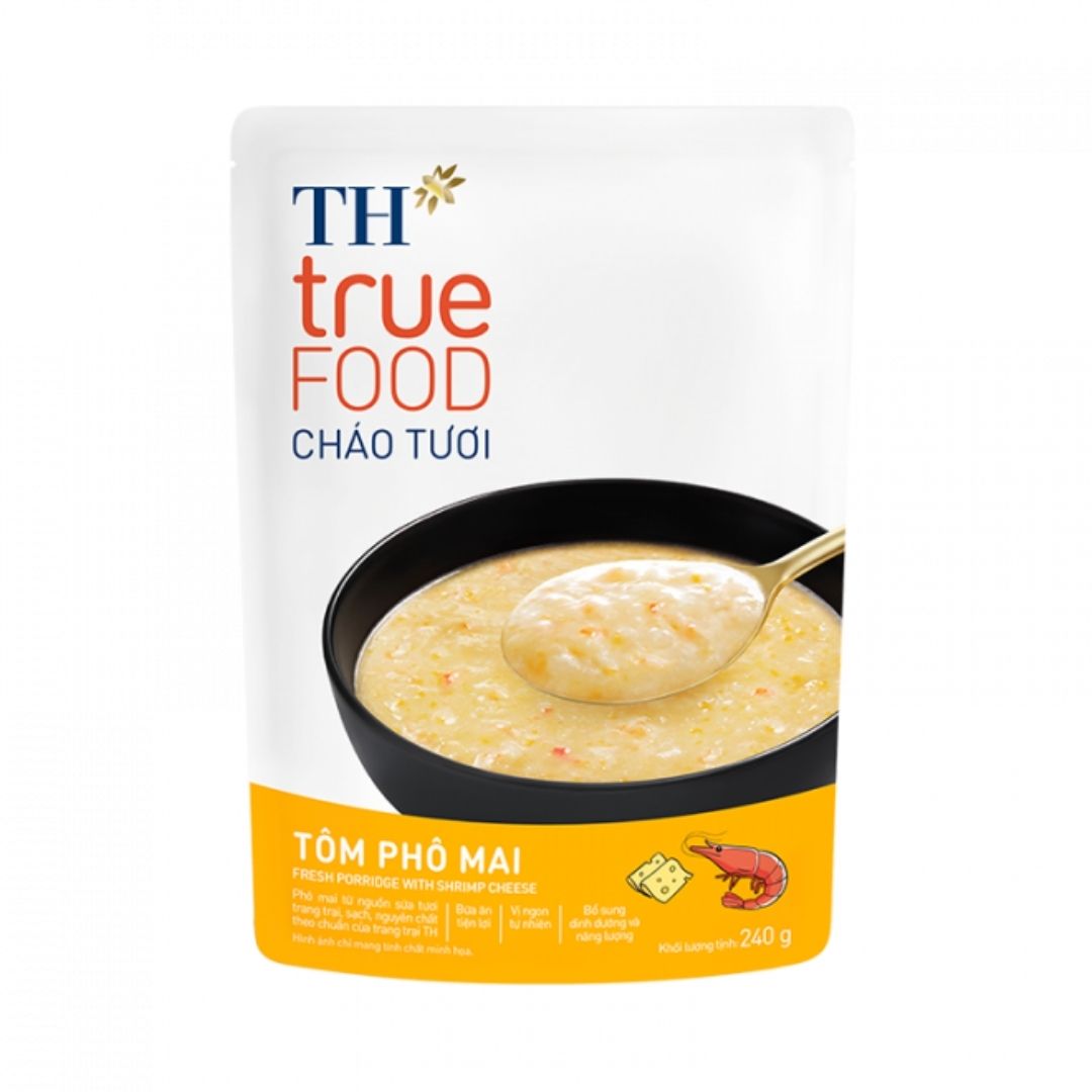 Cháo Tươi Th True Food Vị Tôm Phô Mai Cho Trẻ Từ 12 Tháng Tuổi 240g