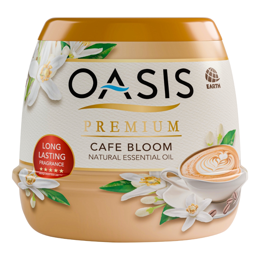 Sáp Thơm Oasis Premium 5in1 Hương Cà Phê 200g