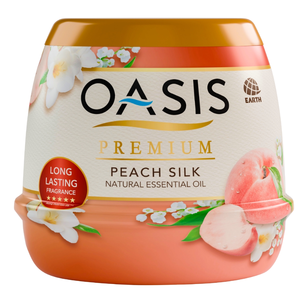 Sáp Thơm Oasis Premium 5in1 Hương Đào 200g