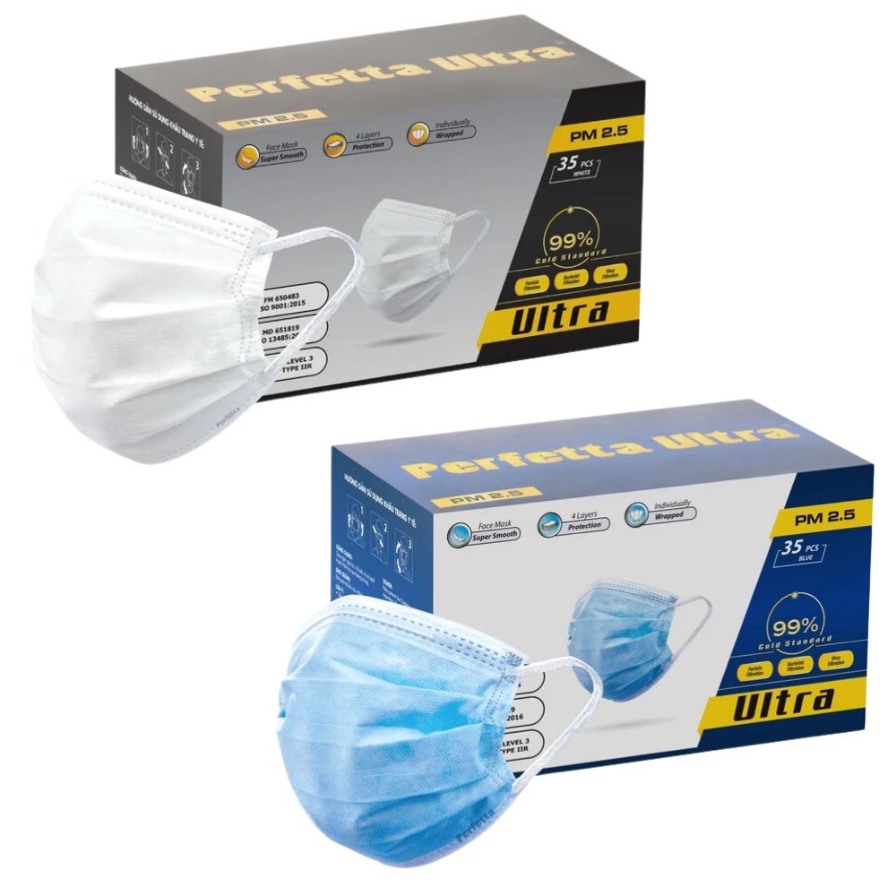 Khẩu trang y tế Perfetta Ultra 4 lớp chống nước chính hãng, giá tốt ...