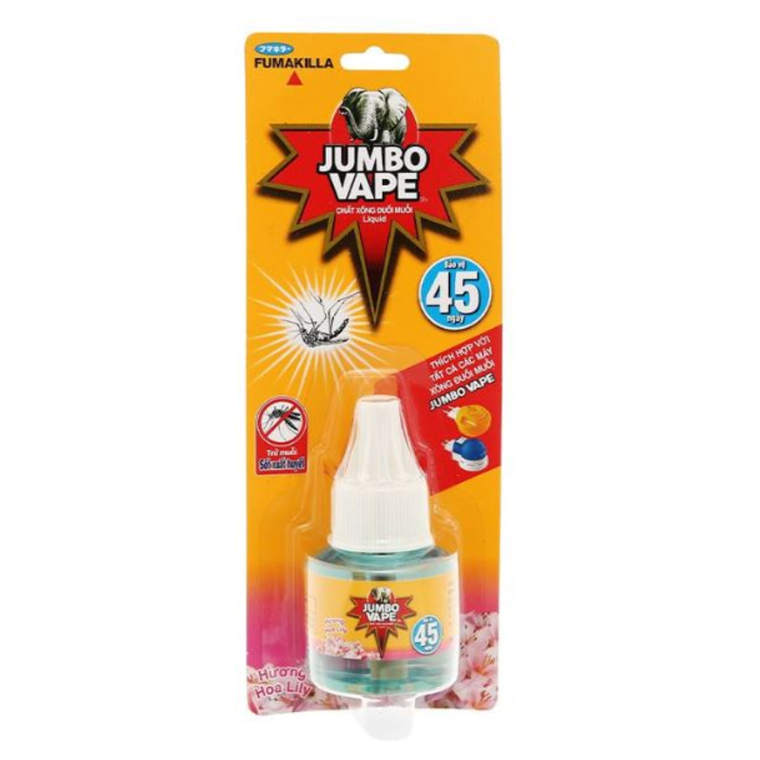 Chất Xông Đuổi Muỗi Jumbo Vape Hương Hoa Anh Đào Sakura 34ml