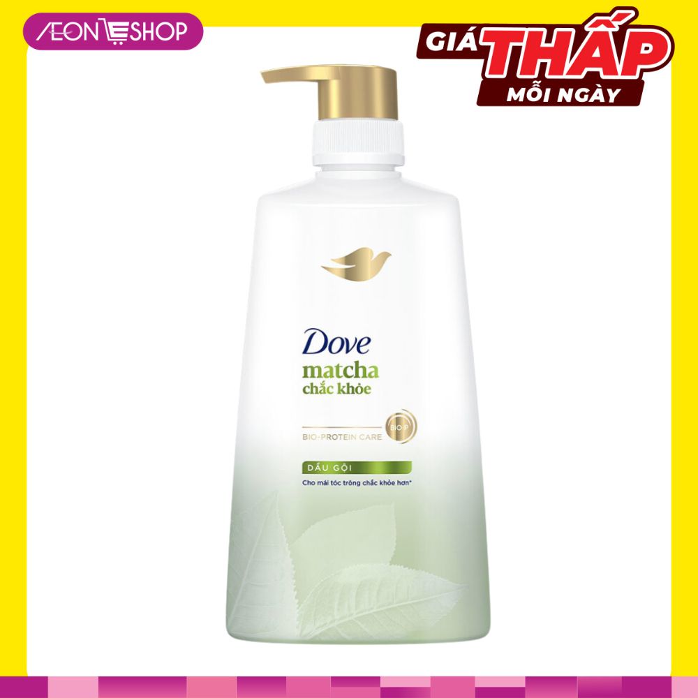 Dầu Gội Dove Matcha Anh Đào Dưỡng Tóc Chắc Khỏe 640g