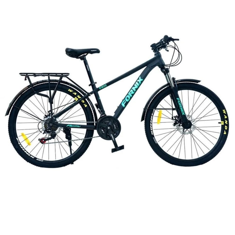 Xe Đạp Địa Hình 26 Inch Fornix KM26 Màu Đen-Xanh Lá