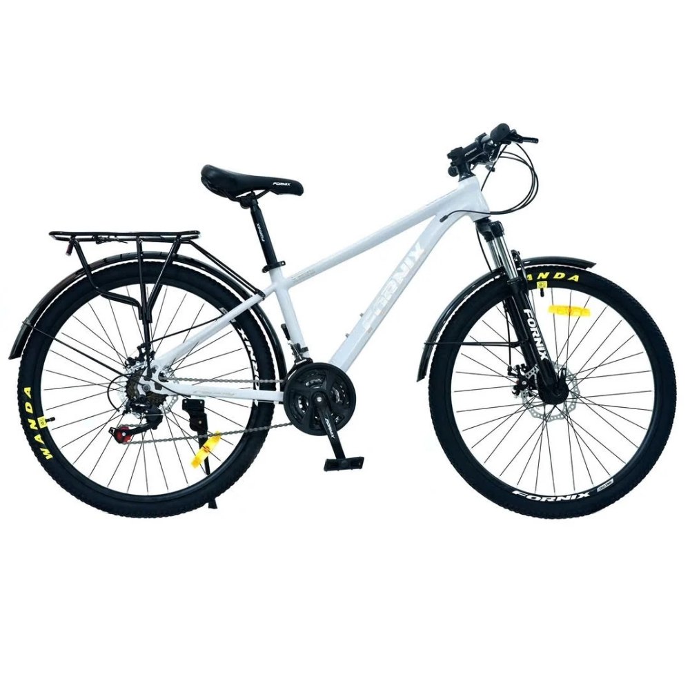 Xe Đạp Địa Hình 26 Inch Fornix KM26 Màu Trắng-Bạc