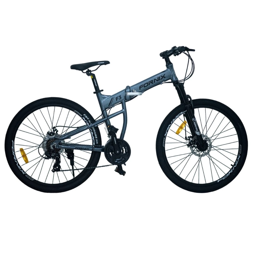 Xe Đạp Gấp 26 Inch Fornix F3 Màu Xám-Đen