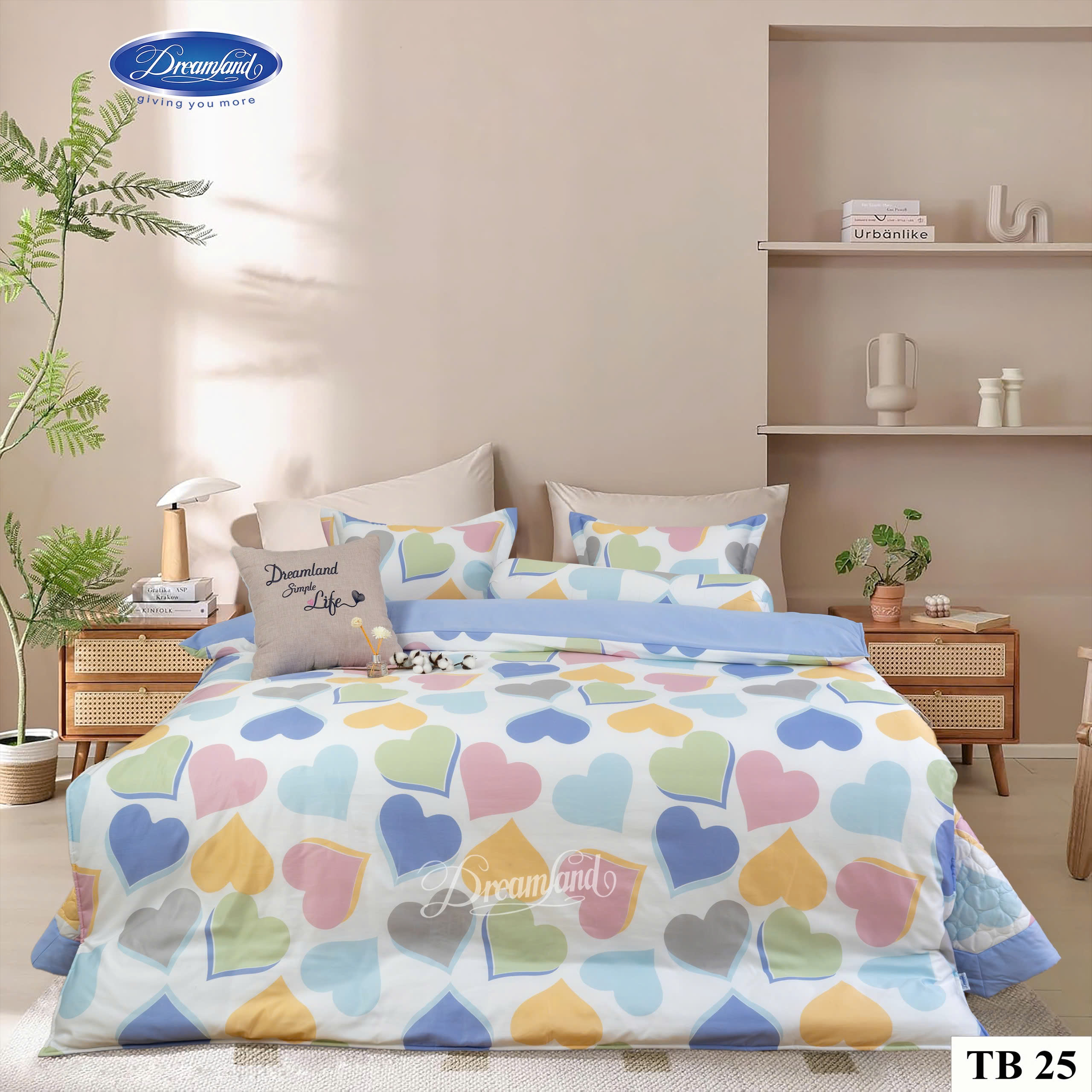 Bộ Ga Chun Dreamland Tencel Bamboo 180x200cm
