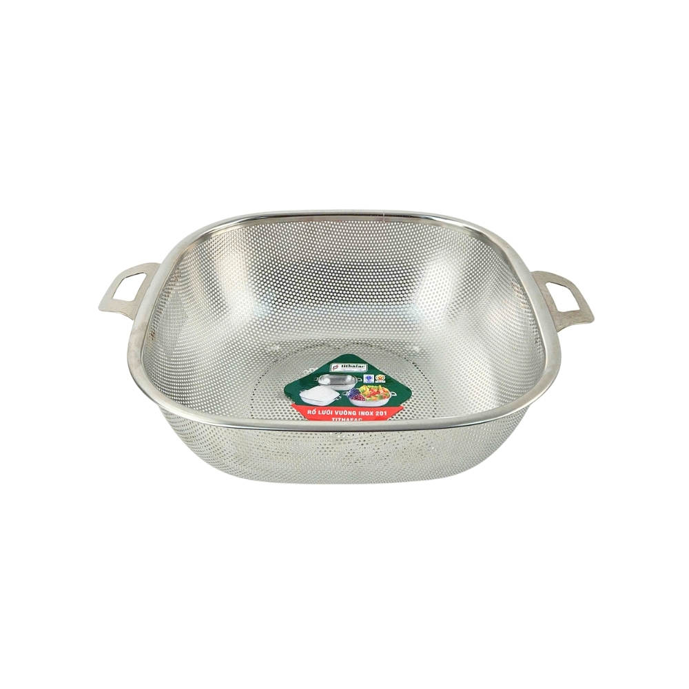 Rổ Lưới Vuông Inox 201 Tithafac Size 22cm