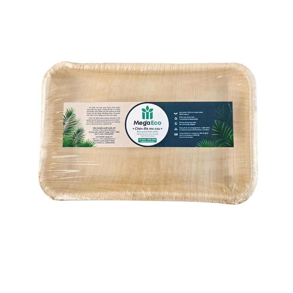 Khay Mo Cau Chữ Nhật Sâu Mega Eco 10 Cái
