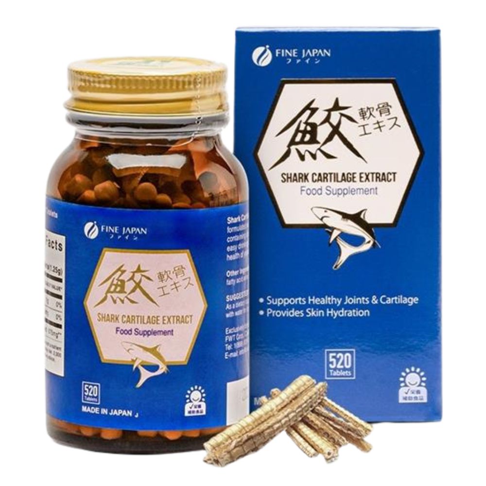 Thực Phẩm Bảo Vệ Sức Khỏe Viên Uống Sụn Vi Cá Mập Fine Shark Cartilage ...