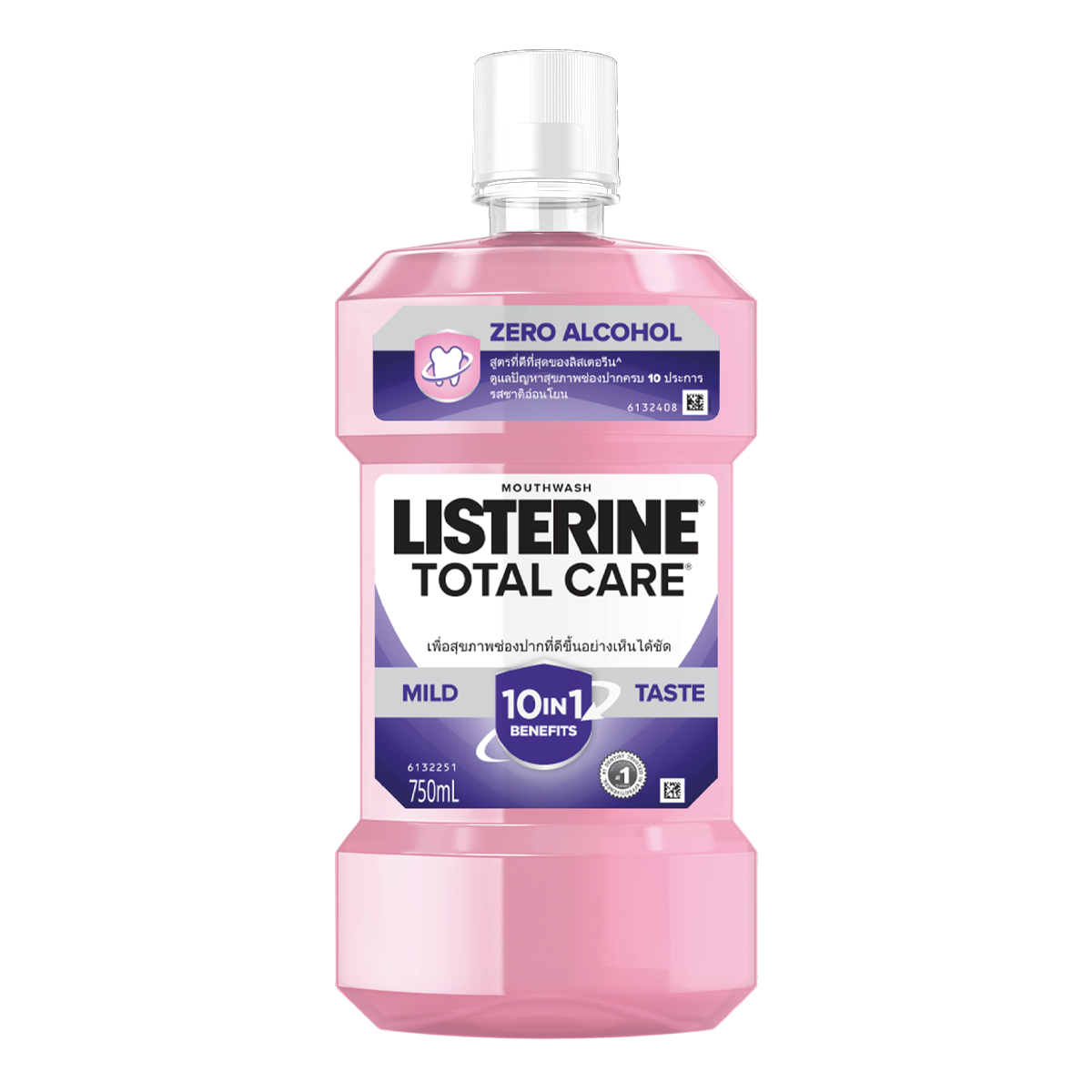 Nước Súc Miệng Diệt Khuẩn Listerine Total Care Zero 750ml