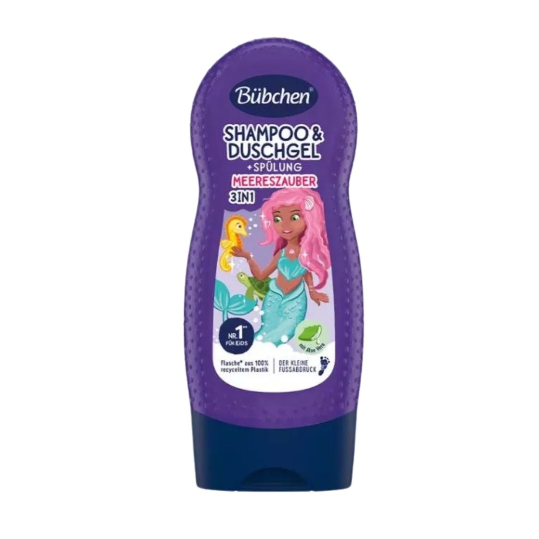 Sữa Tắm Gội Xả Thuần Chay 3in1 Bubchen Meereszauber Kid 230ml