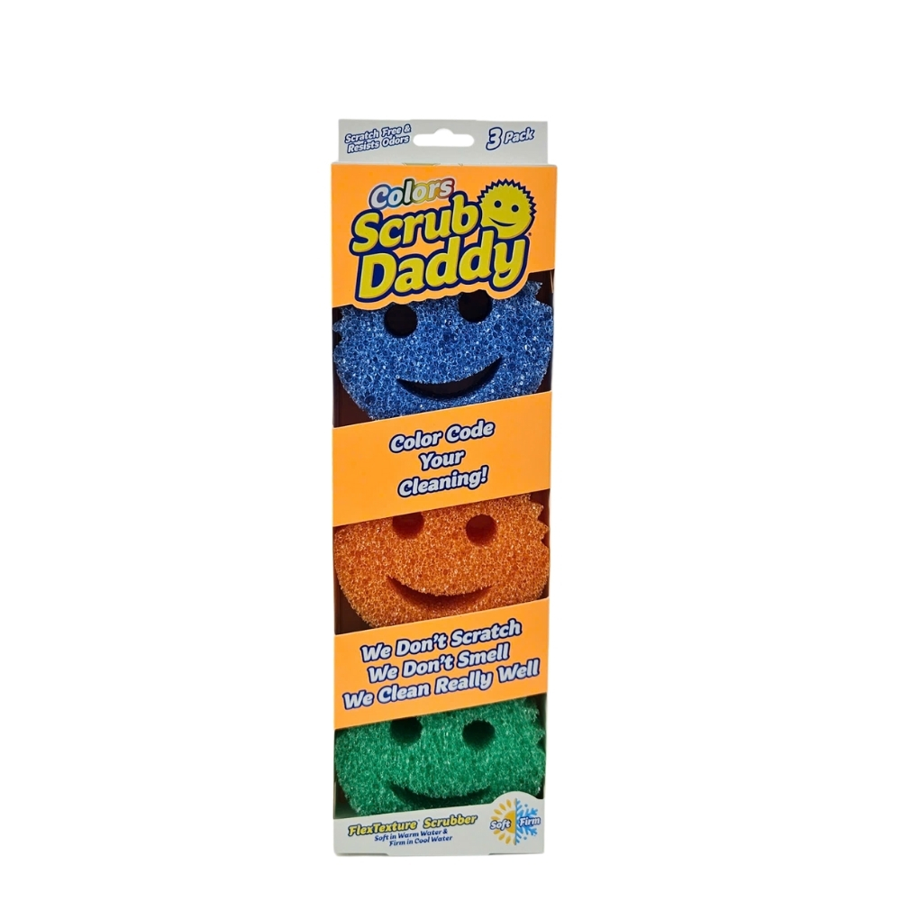 Bộ 3 Miếng Chùi Rửa Scrub Daddy Nhiều Màu