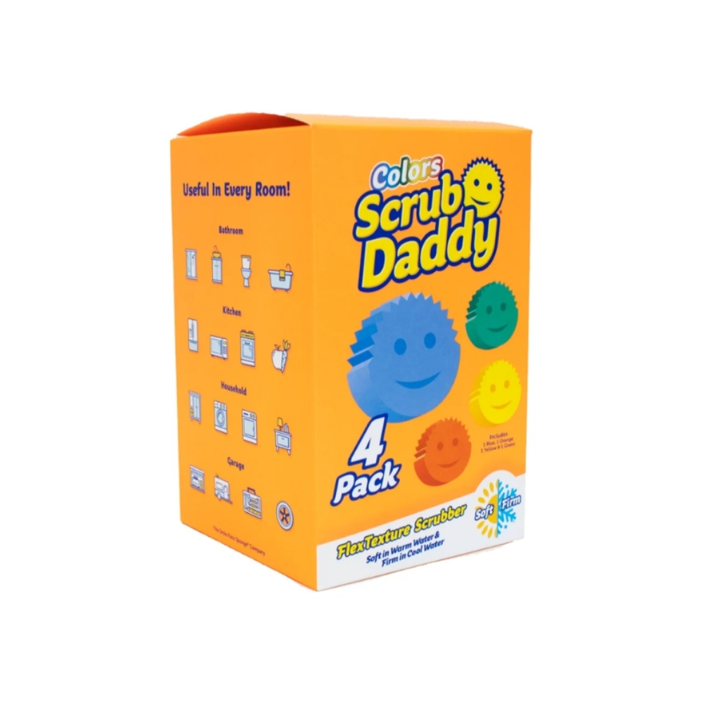 Bộ 4 Miếng Chùi Rửa Scrub Daddy Đủ Màu Sắc