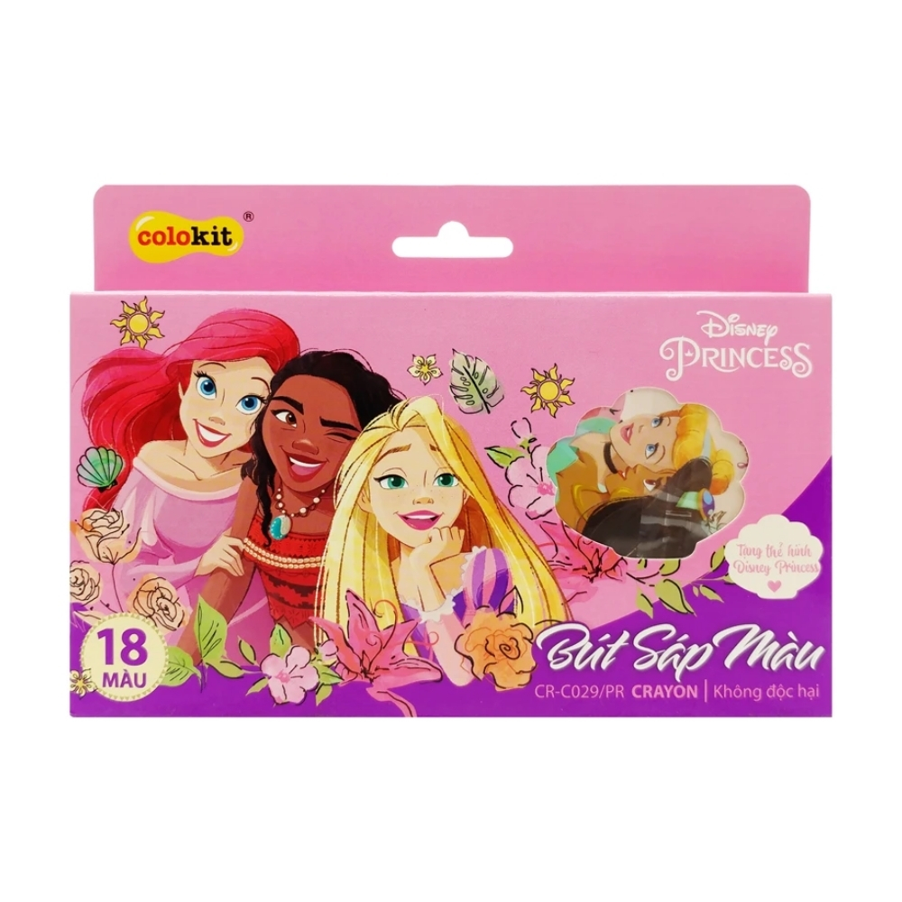 Bút Sáp Màu Thiên Long Colokit 18 Màu CR-C029/PR