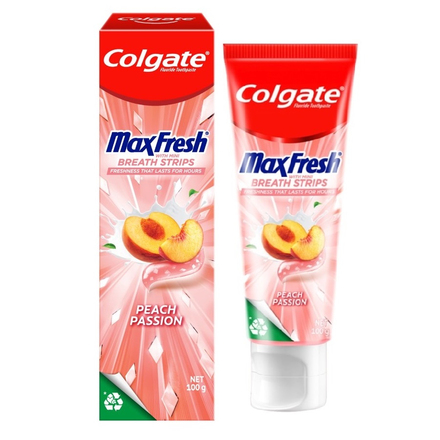 Kem Đánh Răng Hương Đào Colgate Maxfresh Peach Passion 100g