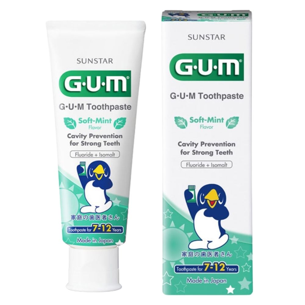 Kem Đánh Răng Cho Trẻ Từ 7-12 Tuổi Hương Bạc Hà Sunstar GUM Toothpaste ...