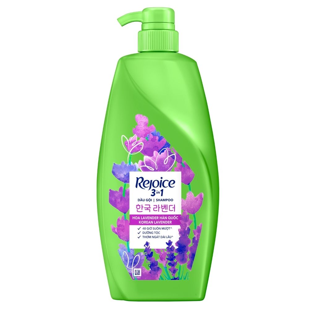 Dầu Gội Rejoice 3 Trong 1 Hương Hoa Lavender 630ml