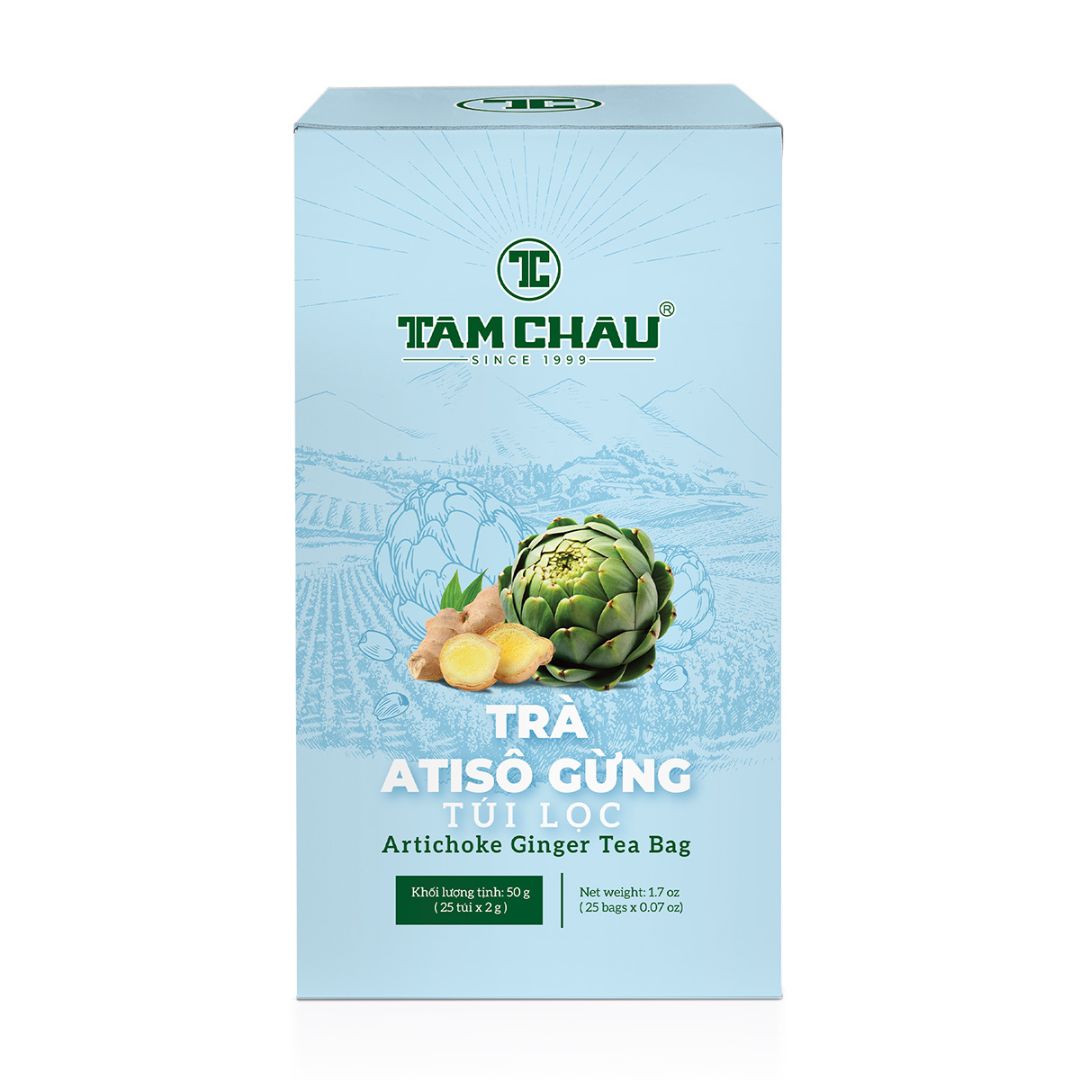Trà Atiso Gừng Tâm Châu Túi Lọc 50g
