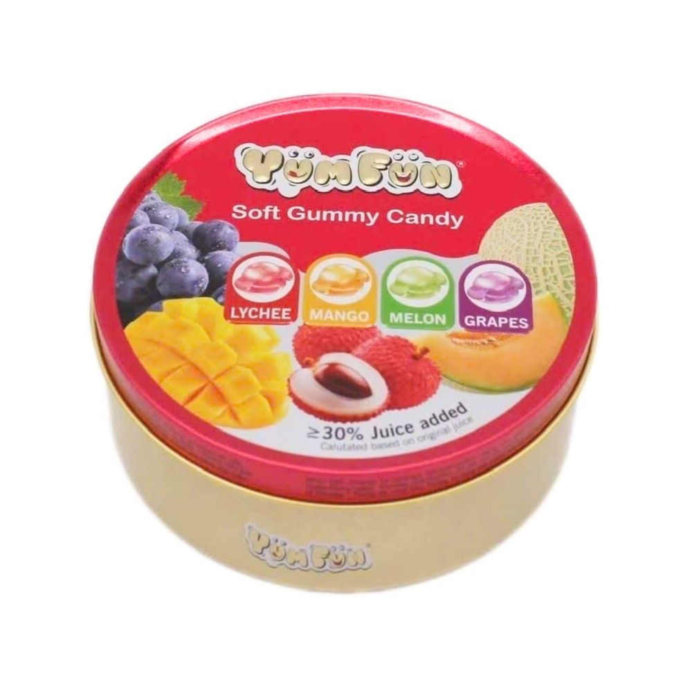 Kẹo Dẻo Yumfun Tròn Đỏ 70g