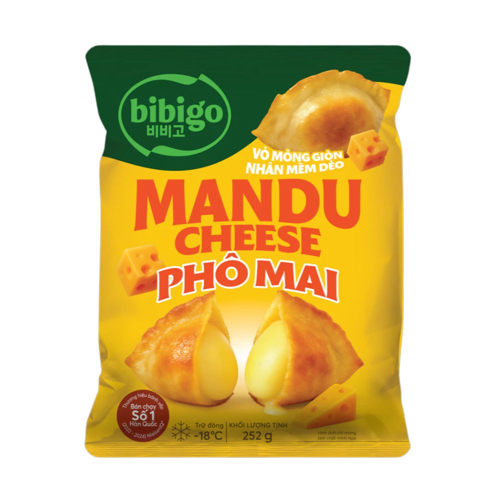 Bánh Mandu Nhân Phô Mai Cj Foods 252g