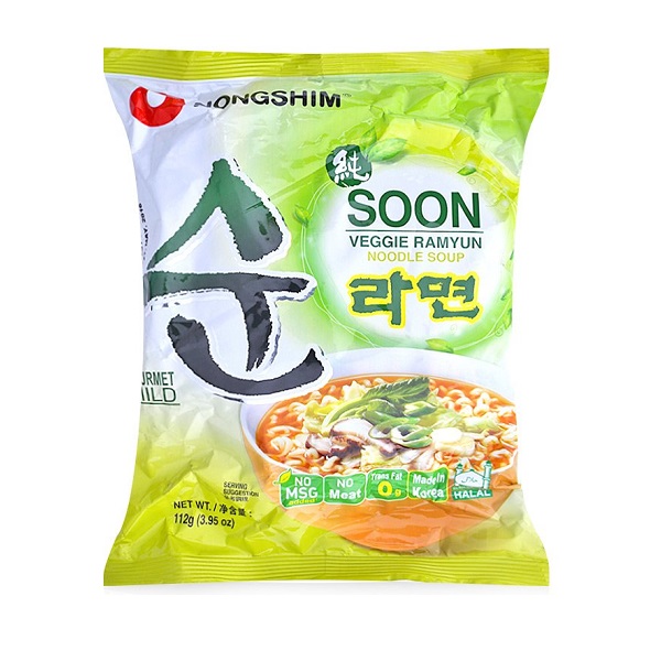 Mì Soon Veggie Ramyun Nongshim 112g