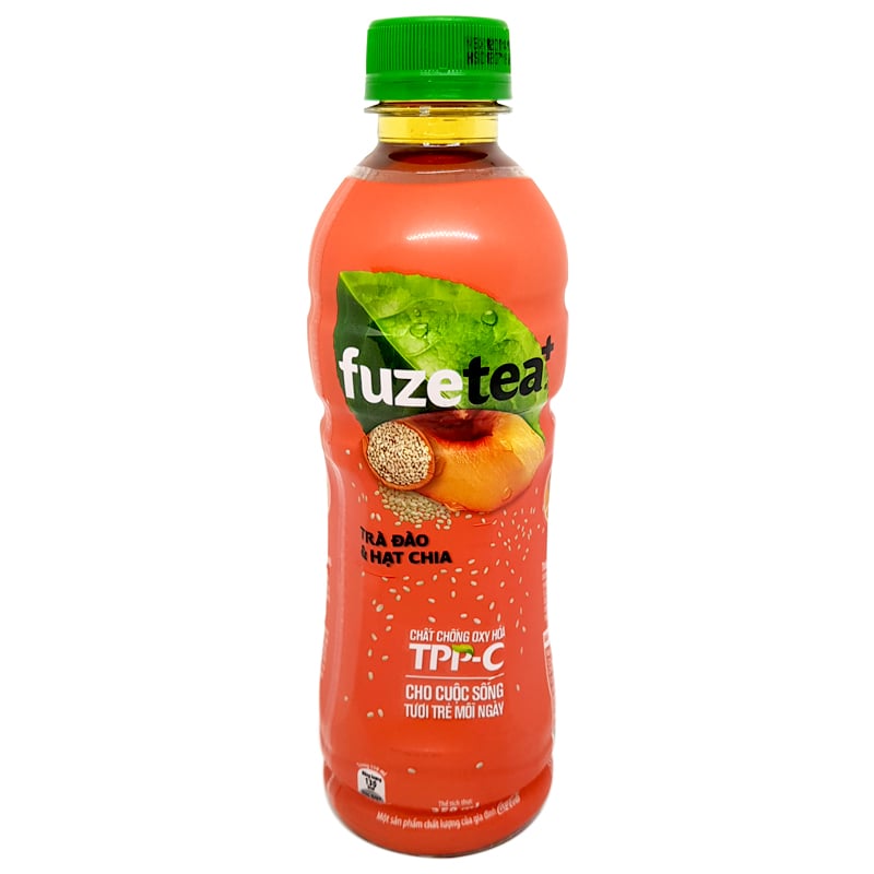 Trà Đào Và Hạt Chia Fuze Tea 450ml