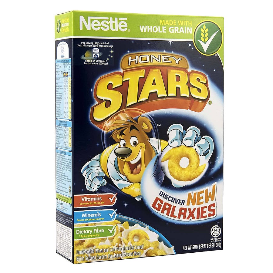 Bánh Ăn Sáng Nestlé Honey Stars 300g